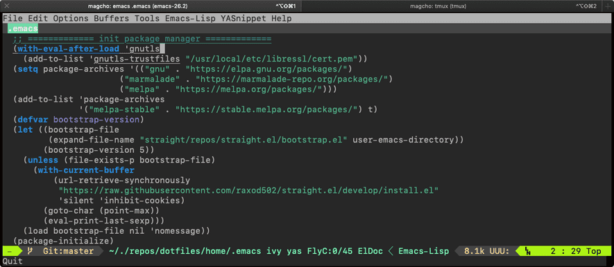 tmux上のemacsで下線が表示されなかった話 | magcho's blog